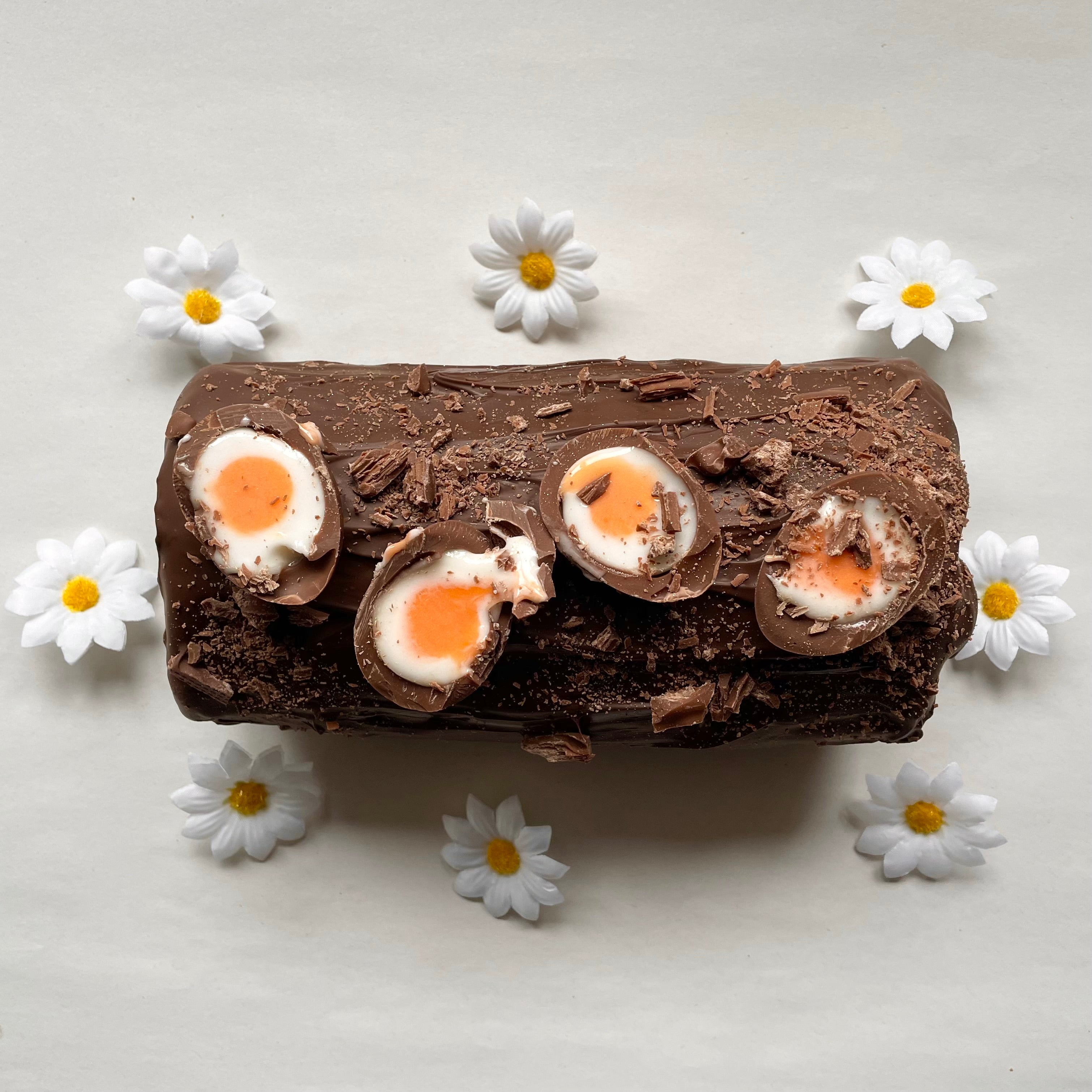 Creme Egg Easter Log – Darciemaes
